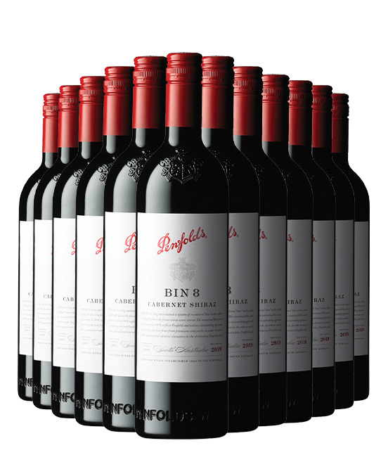 Penfolds Bin 8 Shiraz Cabernet Sauvignon 2019 Dozen | Get Wines Direct