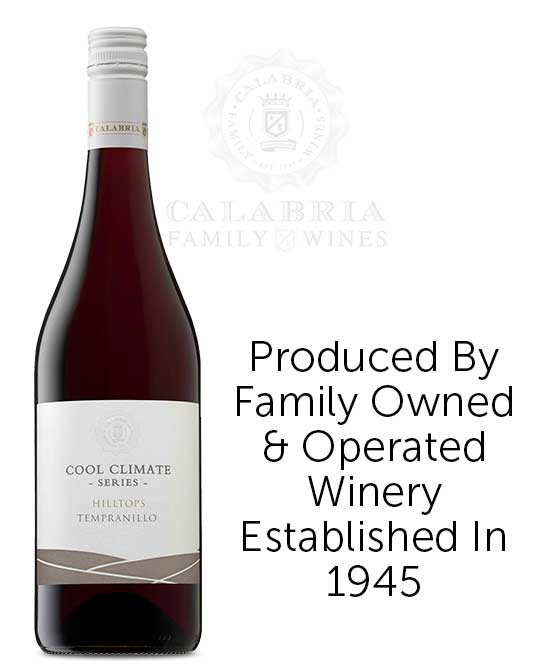 Calabria Cool Climate Series Hilltops Tempranillo 2017 | Get Wines Direct