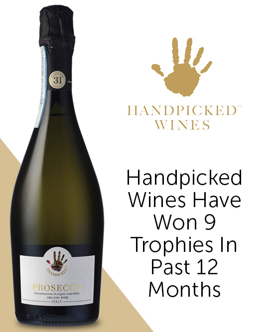 Handpicked Wines Regional Selection Italian Organic Prosecco DOC Nv ...