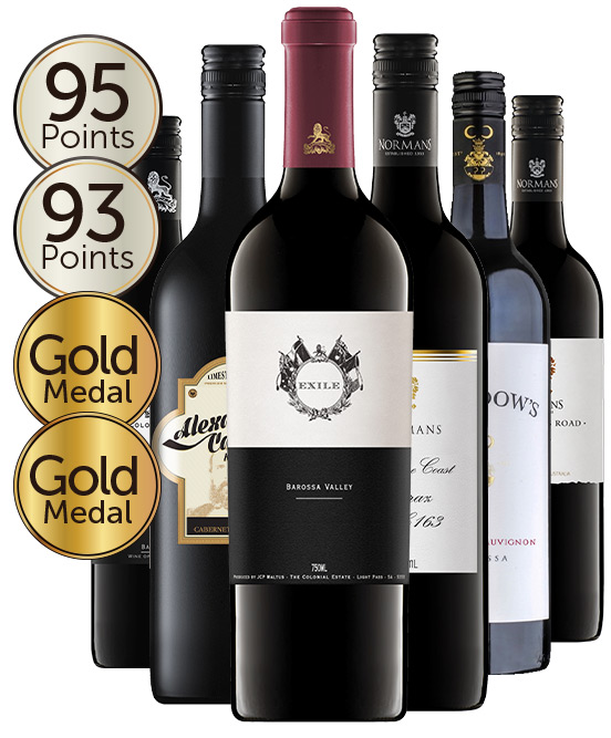 $120 Gold Medal Winning 95 Point Rated Red Mixed Dozen | Buy Wines ...