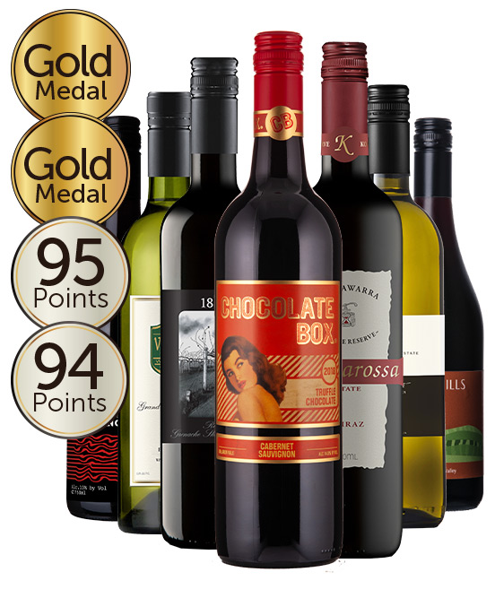 Ultra-Premium 129 Red And White Wine Mixed Dozen V2 | Get Wines Direct