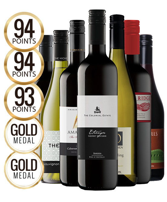 Ultra-Premium 129 Red And White Wine Mixed Dozen V5 | Get Wines Direct