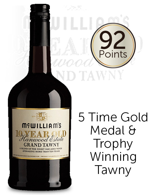 McWilliams 10 Year Old Hanwood Estate Grand Tawny | Buy Wines online ...