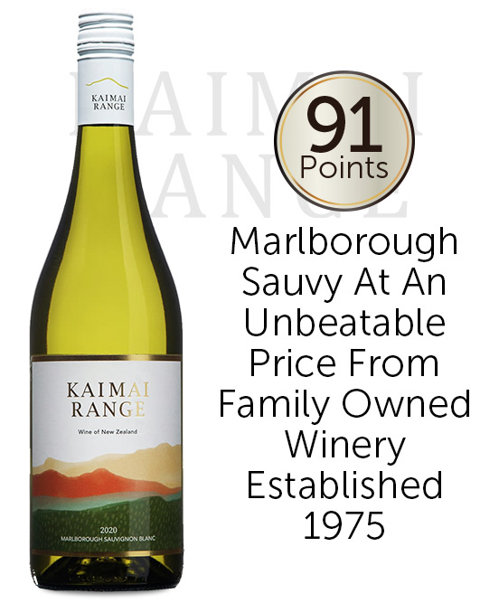 Kaimai Range Marlborough Sauvignon Blanc 2020 | Buy Wines online ...