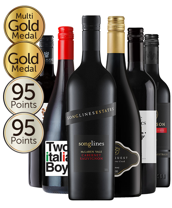 99 Multi Gold Winning Summer Stunners Red Mixed Dozen | Get Wines Direct