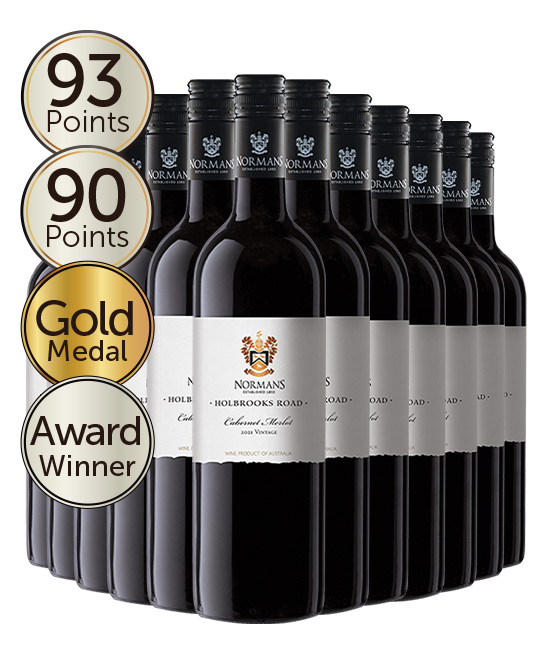 Normans Holbrooks Road Cabernet Merlot 2021 Dozen | Get Wines Direct