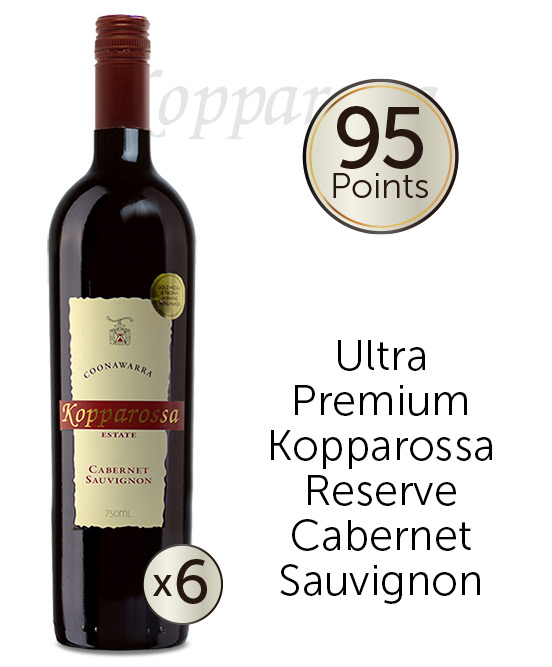 Kopparossa Coonawarra Reserve Cabernet Sauvignon 2017 6pack | Buy Wines online Australia wide ...