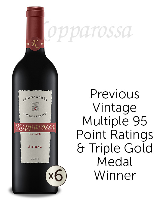 Kopparossa Coonawarra Reserve Shiraz 2017 6pack | Buy Wines online Australia wide | Premium ...