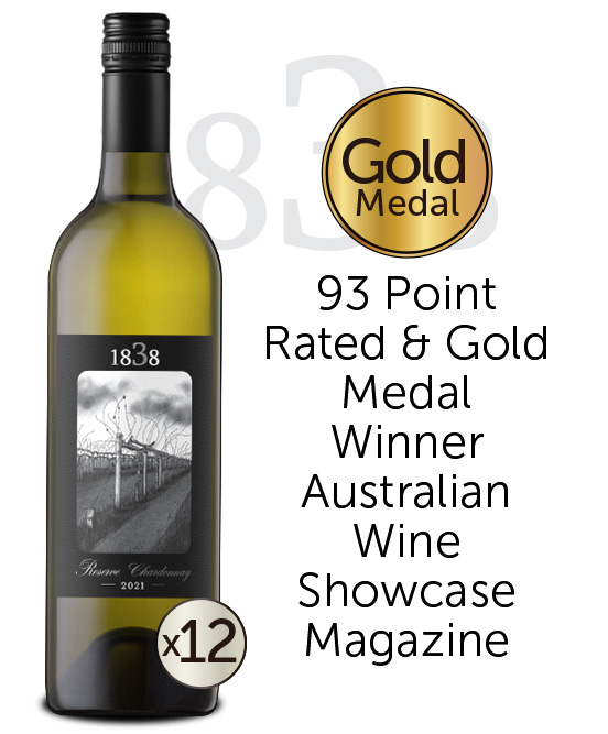 1838 Reserve Chardonnay 2021 Dozen | Buy Wines online Australia wide ...