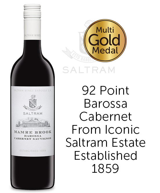 Saltram Mamre Brook Barossa Cabernet Sauvignon 2016 | Buy Wines online ...