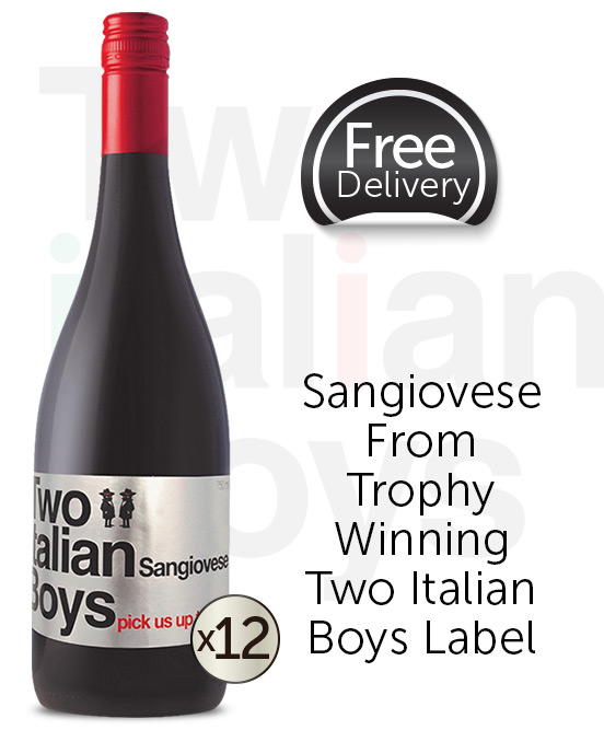Two Italian Boys Sangiovese 2015 Dozen | Buy Wines online Australia ...