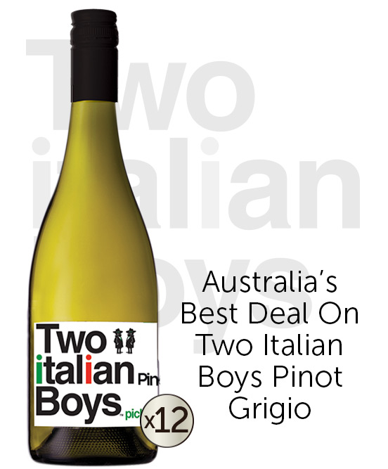 Two Italian Boys Pinot Grigio 2021 Dozen | Get Wines Direct