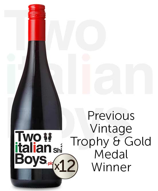 Two Italian Boys Shiraz 2019 Dozen | Buy Wines online Australia wide ...