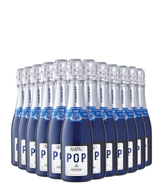 Pommery Blue POP in Eiffel Tower GB 200mL Bottle Dozen| Get Wines Direct