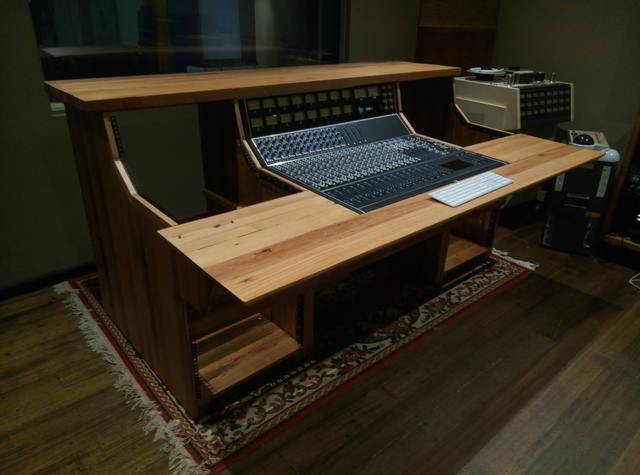 Bespoke sound engineering mixing desk by Tim Denshire-Key | Handkrafted