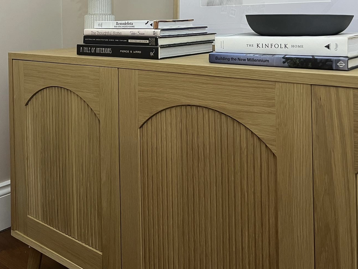 OLO Fluted Arch-Door Buffet by OLO Furniture by Mr & Mrs O | Handkrafted