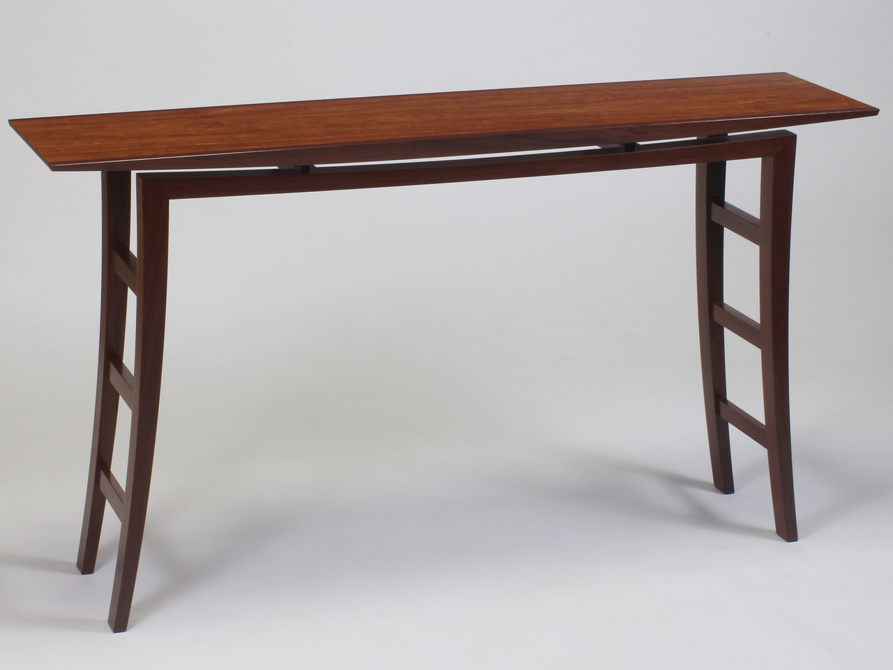 Inverse Parenthesis Hall Table by Darren Oates | Handkrafted