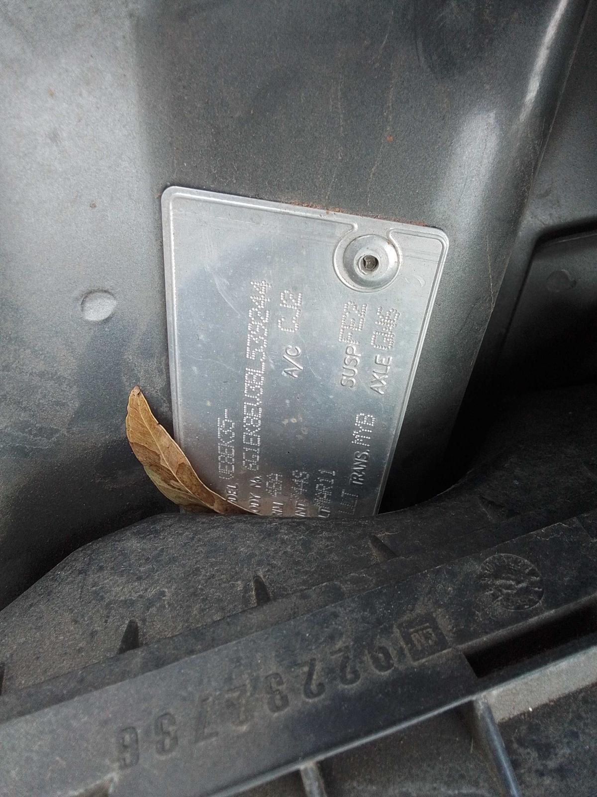 Fuel Tank Commodore Holden 2011