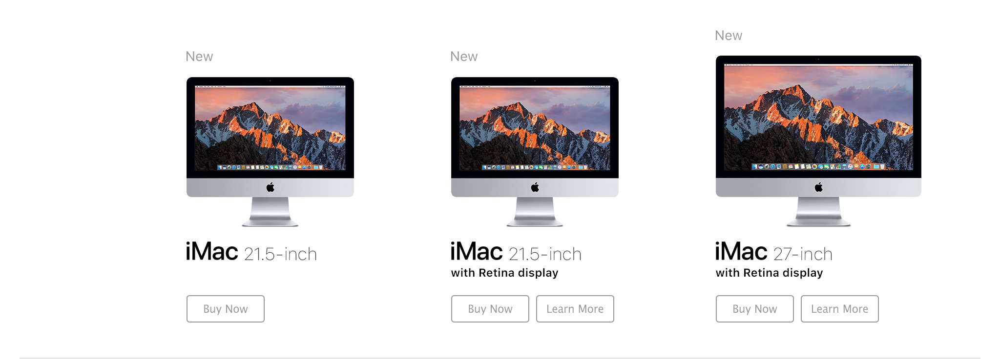 iMac Comparison | Harvey Norman New Zealand