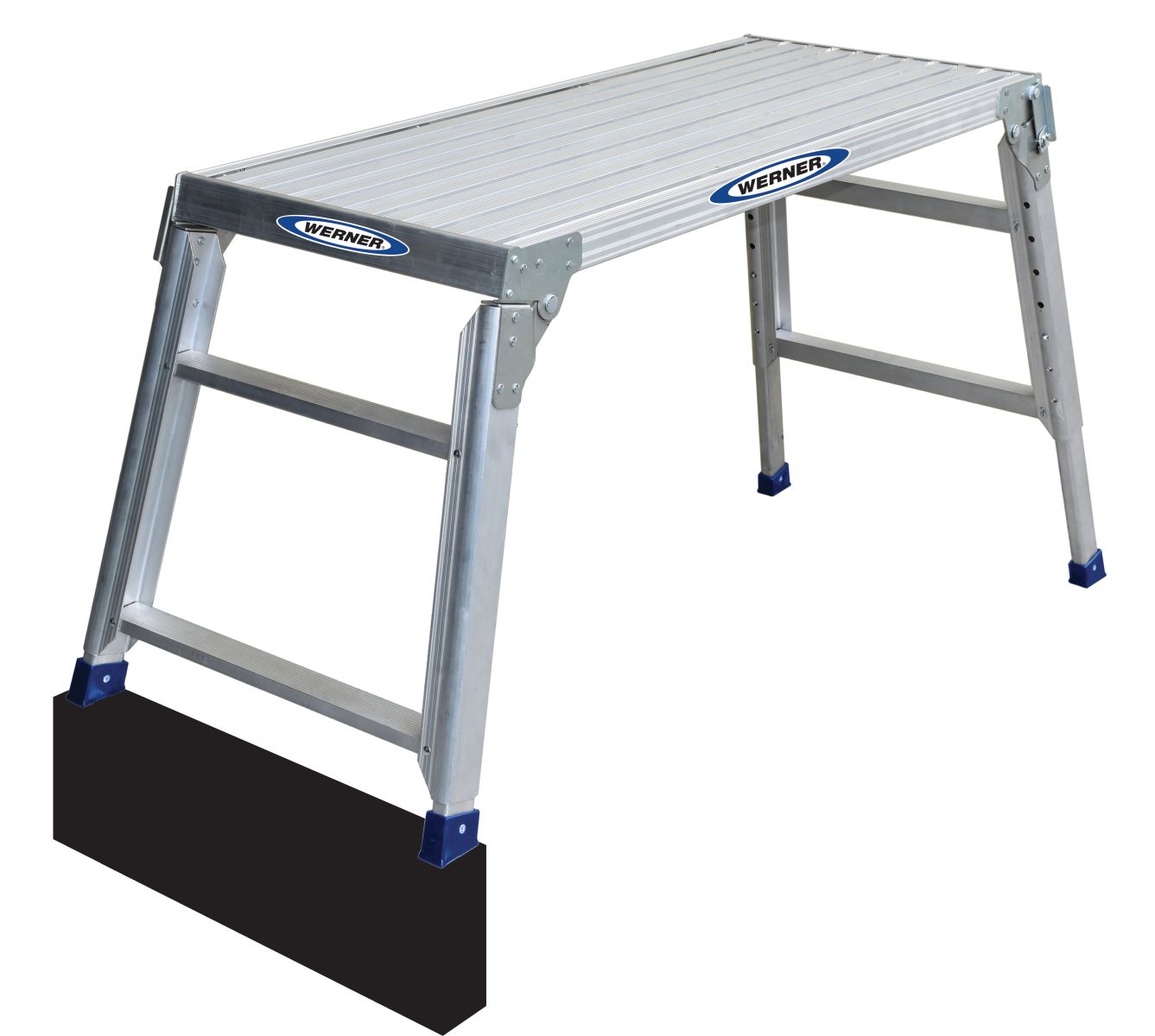 Werner Big Deck Aluminium Adjustable Work Platform 150kg Industrial ...