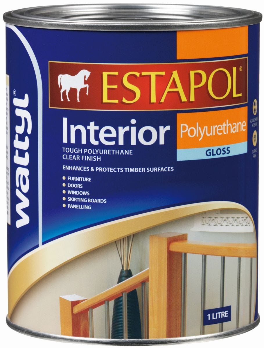 Wattyl Estapol Interior Polyurethane Gloss 1Lt - Home Timber & Hardware