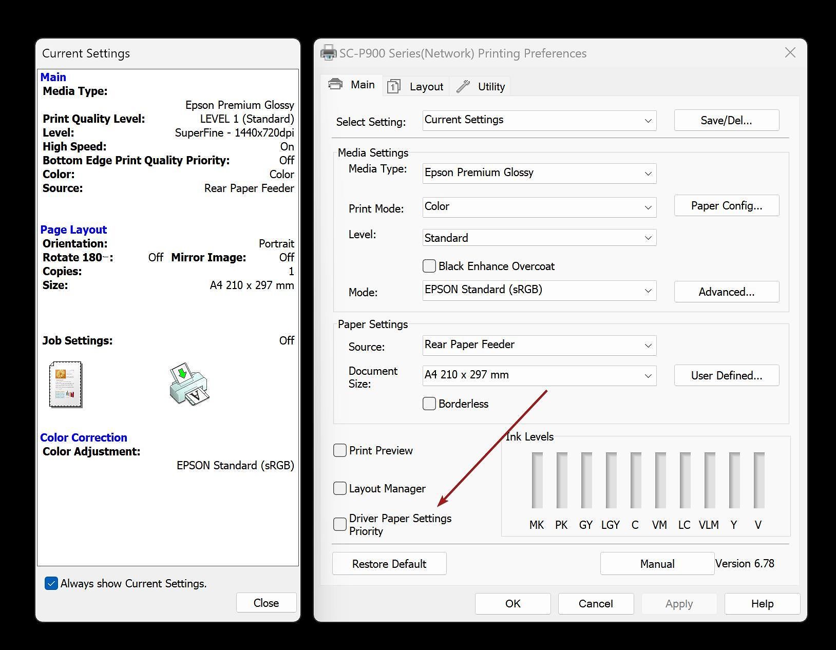 Important Change in Epson Printer Driver Behaviour! | Image Science
