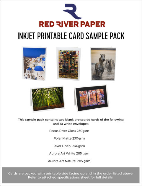 Red River Cards Sample Pack | Image Science