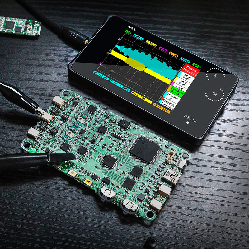 DS212- Portable 2-CH Open Source Oscilloscope — Little Bird