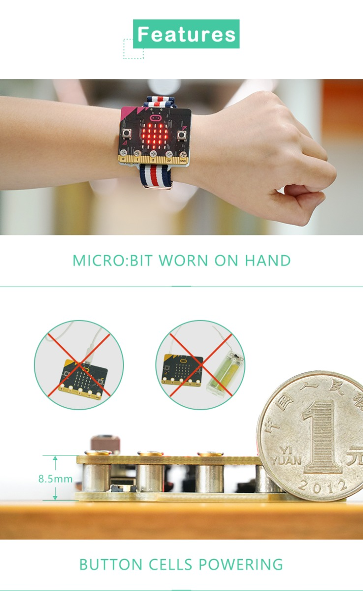 micro:bit smart coding kit（without micro:bit) (ElecFreaks... | Little Bird