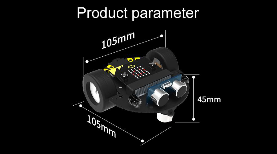 Tiny:bit smart robot car for micro:bit — Little Bird