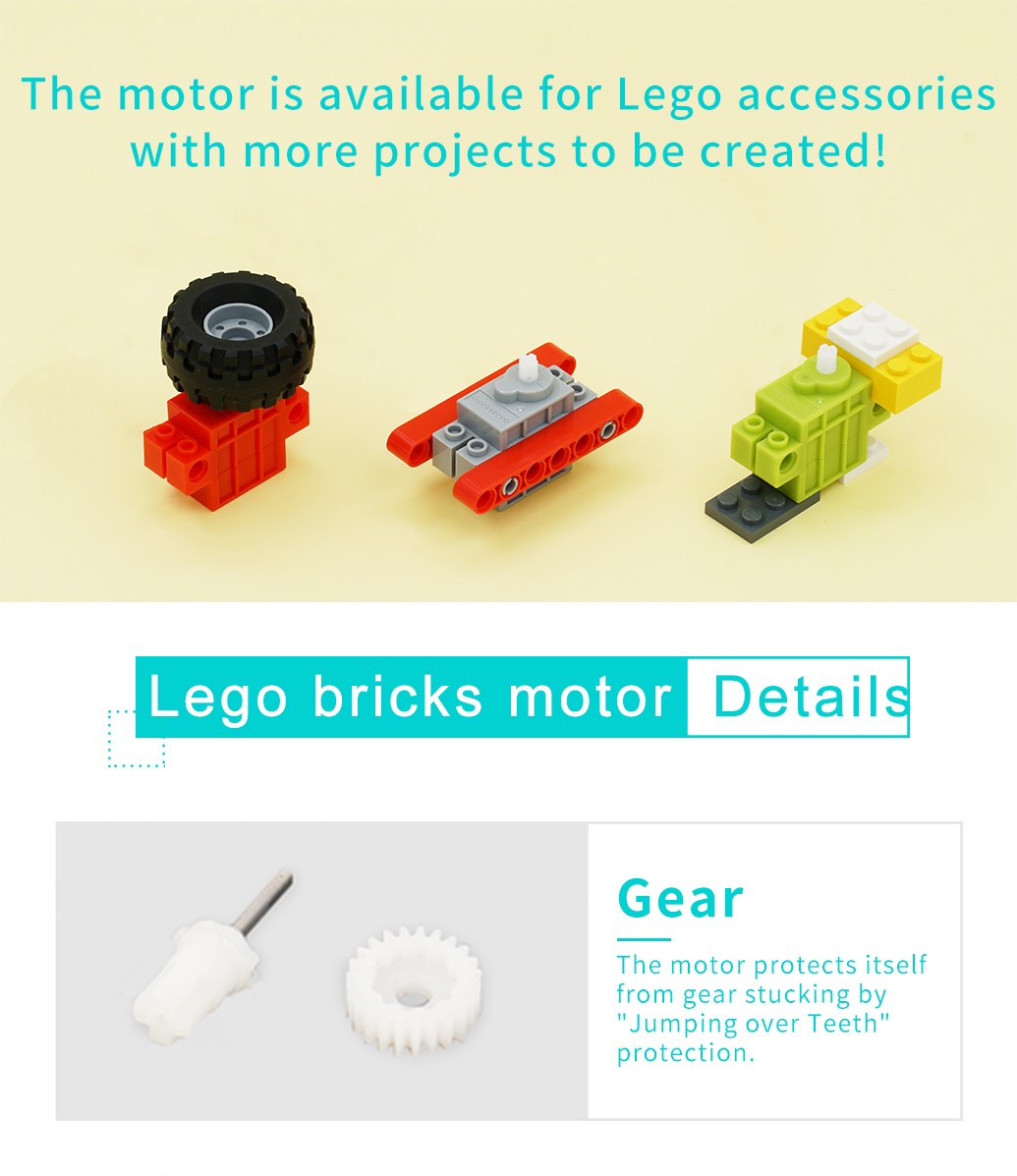 Geekservo Motor compatible with Lego — Little Bird