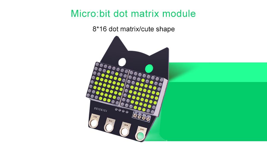 Yahboom LED:bit dot matrix module for micro:bit — Little Bird