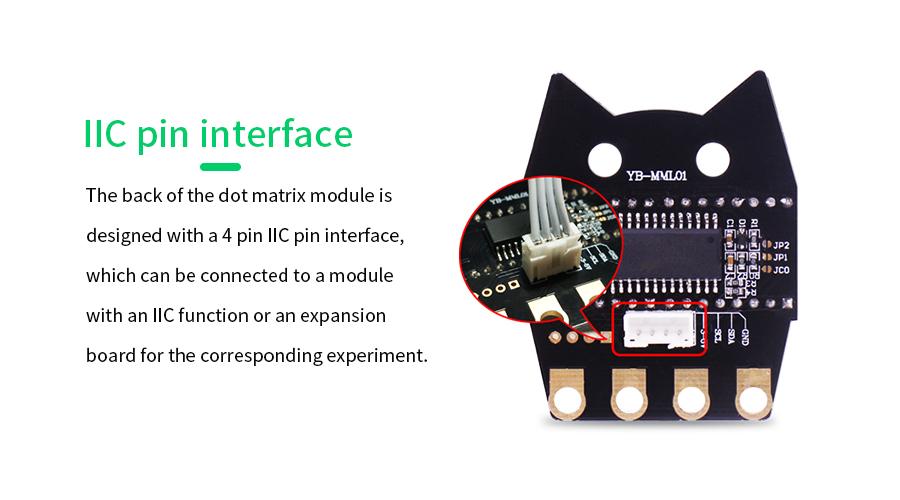 Yahboom LED:bit dot matrix module for micro:bit — Little Bird