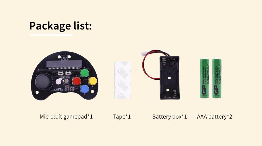 Yahboom micro:bit basic game handle — Little Bird