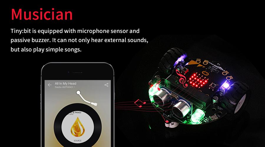 Yahboom Tiny:bit smart robot car for micro:bit — Little Bird