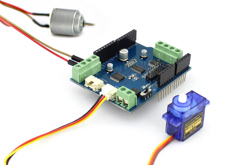 4 Channel I2C Motor Shield-V1.1 (Elecrow ARS27361T) | Little Bird
