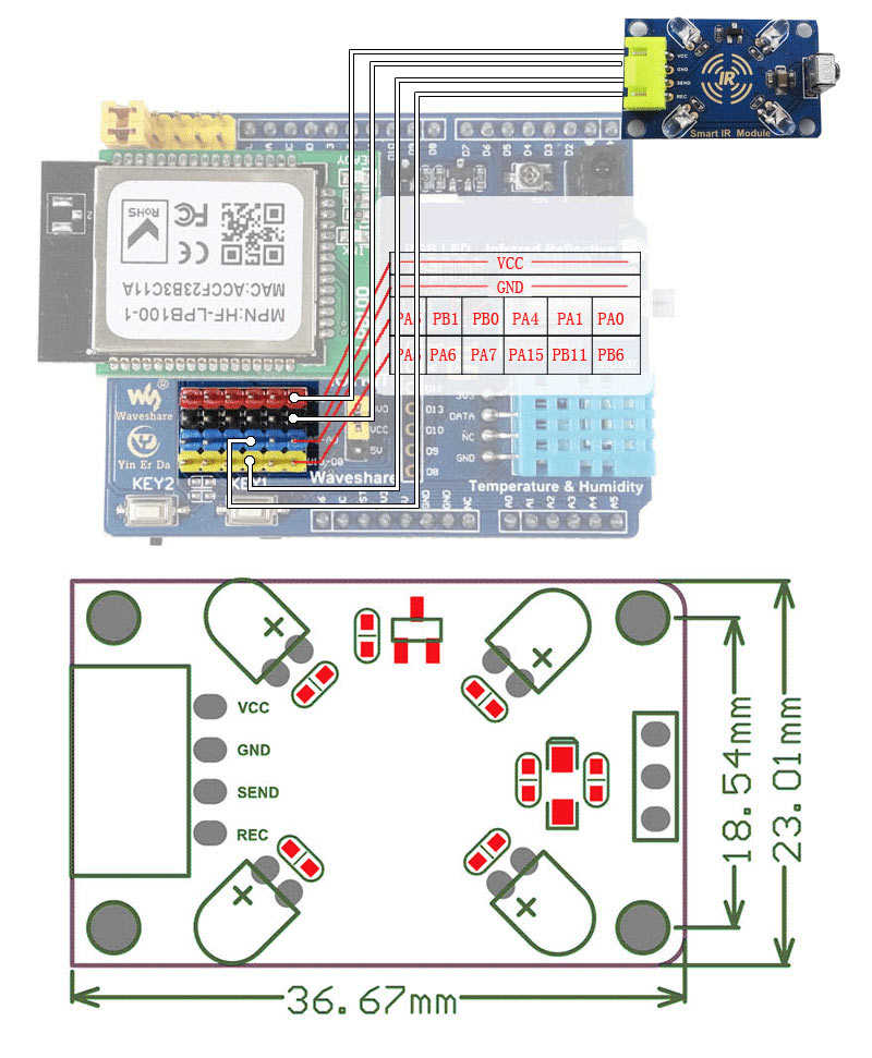 Arduino Infrared Remote Control IOT Smart IR Module — Little Bird