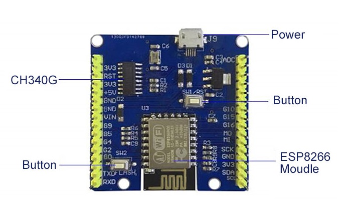 ESP8266 TPYBoard V202 Pyboard MicroPython Development Board — Little Bird