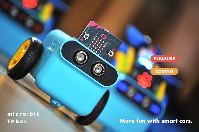 TPBot STEM Car - micro bit robot (ElecFreaks EF08223) | Little Bird