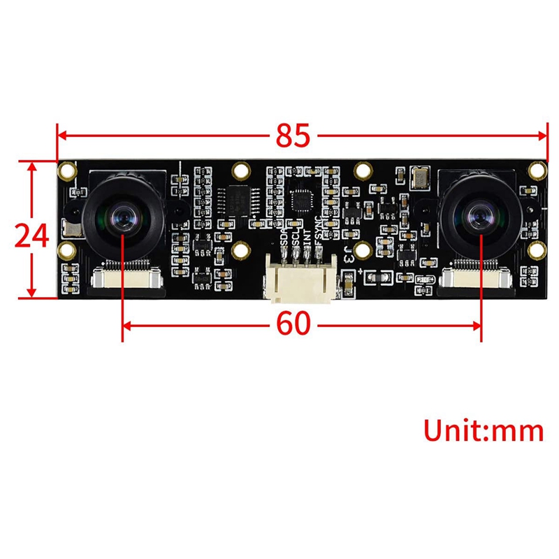IMX219-83 8MP 3D Stereo Camera Module for Jetson Nano/ Xavier NX ...