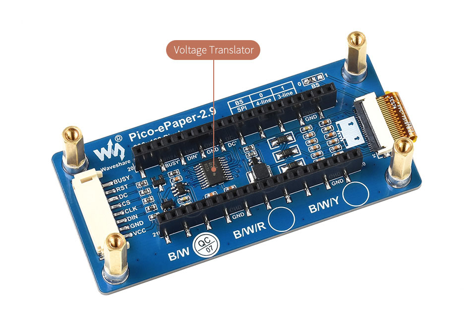 Pico - ePaper-2.9 IC Test Board — Little Bird