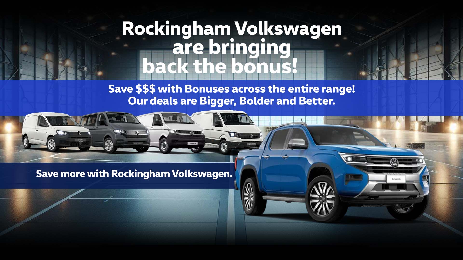 Save $$$ with Bonuses across the entire range! | Rockingham Volkswagen