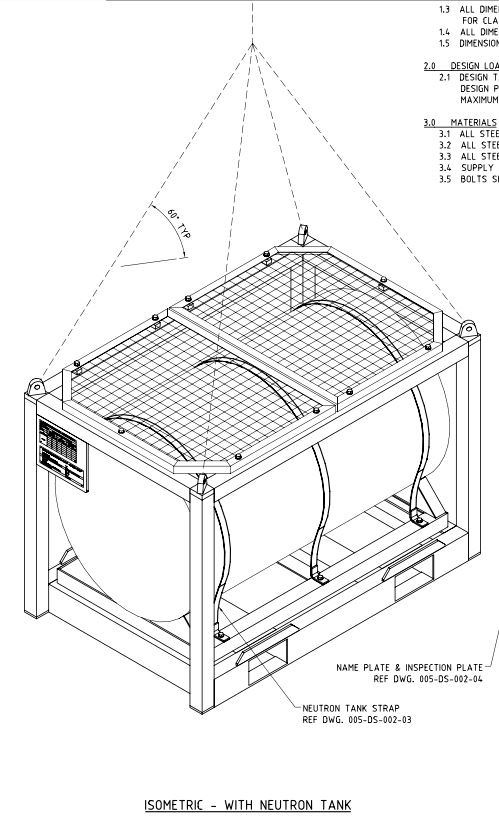 Neutron Tank Lift Frame - Cube Offshore