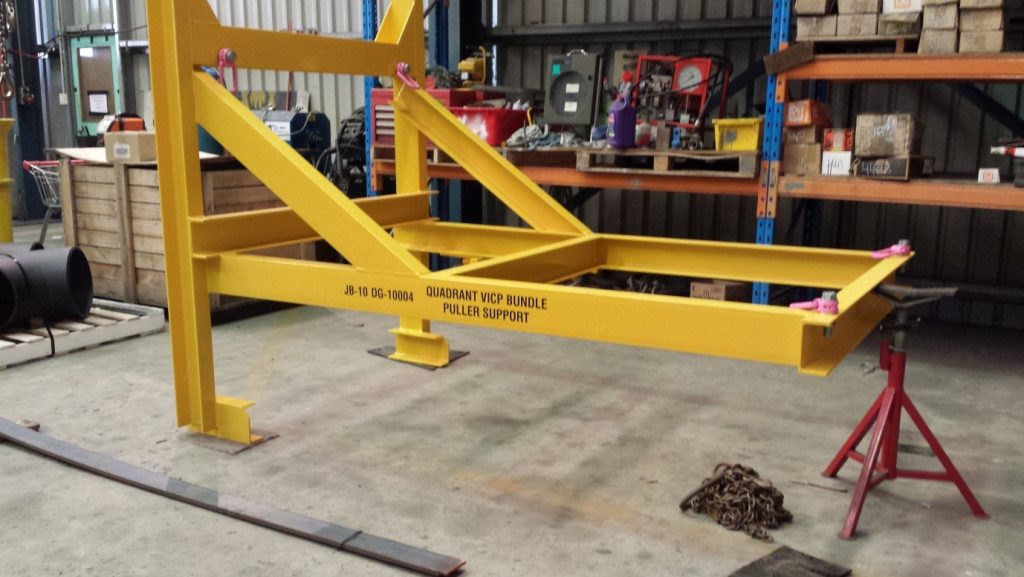 Bundle puller support - Cube Offshore