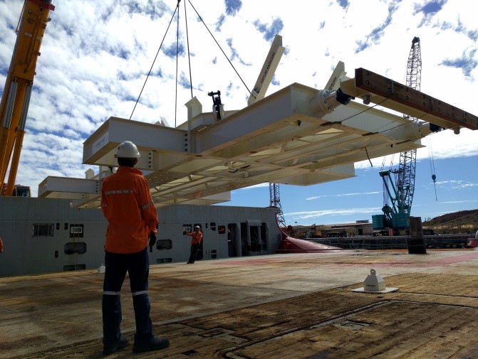 AHTS Non-welded Seafastening Grillage - Cube Offshore