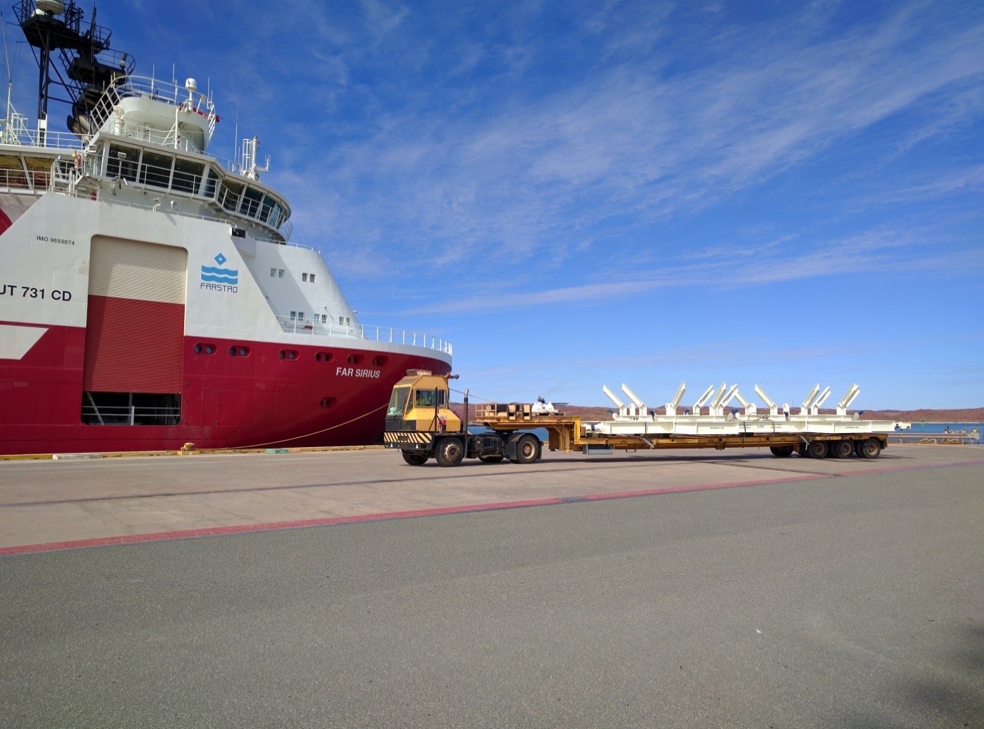 AHTS Non-welded Seafastening Grillage - Cube Offshore