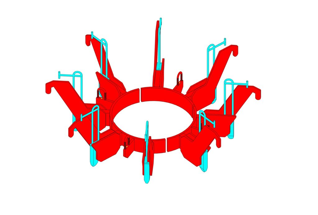 Jadestone Stag platform - ROV Installed Retro-fit Conductor Spacers ...