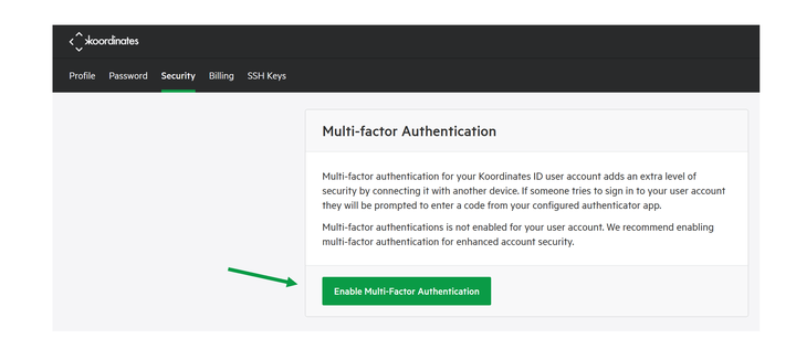 Create And Use Multi Factor Authentication Mfa Koordinates Help And Support