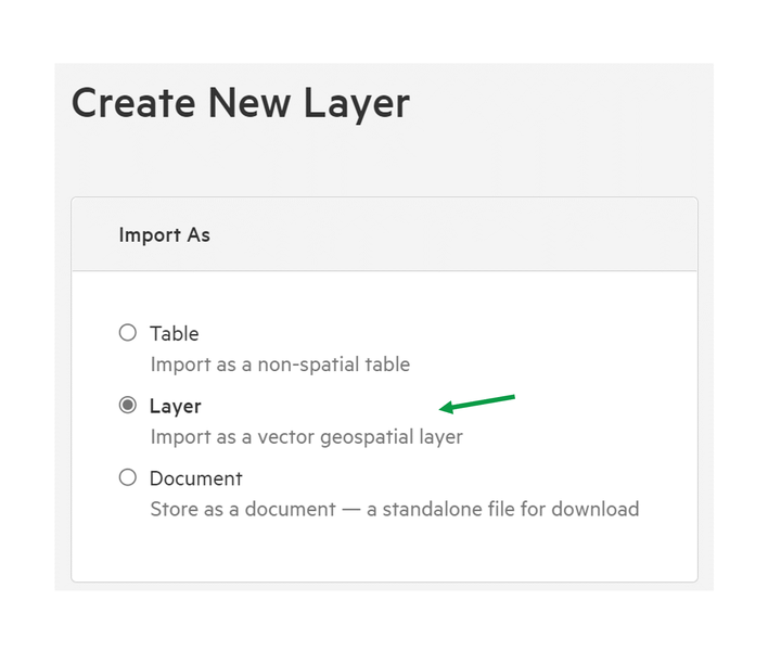 Create a geospatial layer from a table | Koordinates Help & Support
