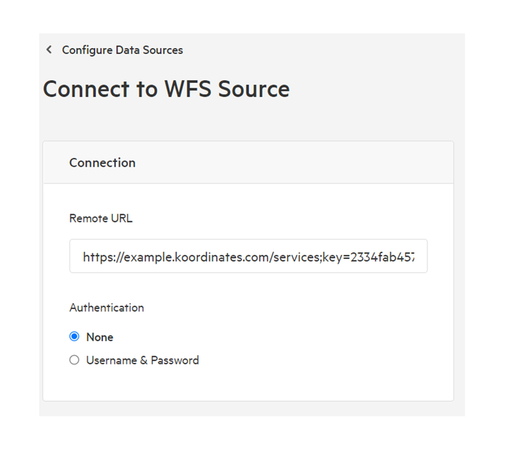 Connect to a WFS service | Koordinates Help & Support